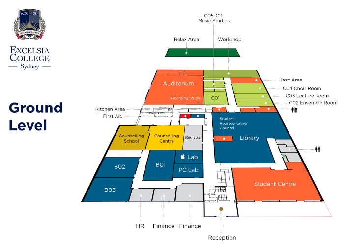 Getting around campus – Excelsia University College Help Centre