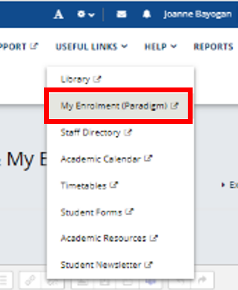 How do I log in to Paradigm (My Enrolment)? – Excelsia College Help Centre